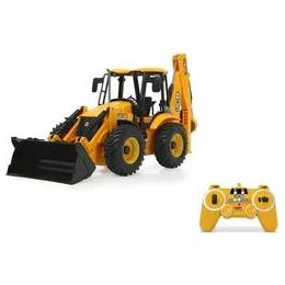 RC-Bagger Jamara "Baggerlader JCB", gelb, Fernlenkfahrzeuge, KinderB:14cm H:17cm T:61cm, Kunststoff, B:14cm H:17cm T:61cm