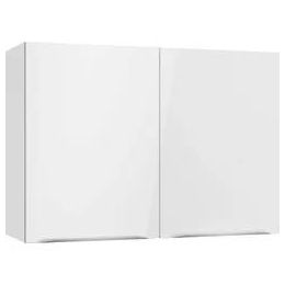 H&auml;ngeschrank KOCHSTATION "KS-Aken", wei&szlig; (wei&szlig; hochglanz, wei&szlig;), B:100cm H:70,4cm T:34,6cm, Schr&auml;nke, H&auml;ngeschrank