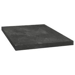 Arbeitsplatte Optifit "Luzern", schwarz (schwarz stone), B:110cm H:3,8cm T:60cm, Holzwerkstoff, Tischplatten, 38 mm stark, Tiefe 60 cm, gro&szlig;e Auswahl an Breiten