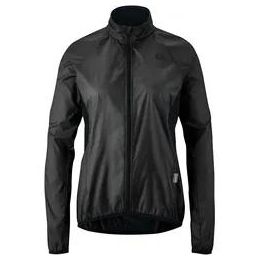 Fahrradjacke Gonso "Scrivia", Damen, Gr. 42, schwarz, 100% Polyester, Jacken Fahrradjacke, Extra leicht, 100% winddicht