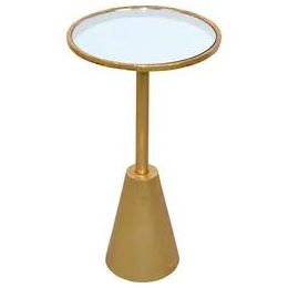 Beistelltisch Inosign, gold (goldfarben, goldfarben, spiegelglas, 65), B:35cm H:65cm T:35cm, Tische, Beistelltisch