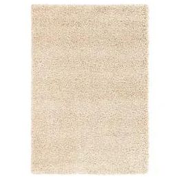 Hochflor-Teppich OCI DIE TEPPICHMARKE "Lobby Shaggy", beige, B:160cm H:52mm L:230cm, Kunstfaser, Teppiche, Wohnzimmer