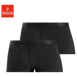 Hipster s.Oliver, Damen, Gr. XL, 2 Stk., schwarz, Obermaterial: 50% Baumwolle, 43% Modal (TENCELTM), 7% Elasthan (LYCRA), unifarben, k&ouml;rpernah, Unterhosen, knapp sitzende Boxershorts aus weichem Modal