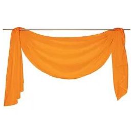 Freihanddeko WIRTH "Daria" Gr. 4, orange, B:135cm H:600cm, Polyester, Gardinen