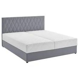 Boxbett "Benita", OTTOs Choice Topseller inkl. Bettkasten", grau (hellgrau), L:207cm, Bezug Bett: 100% Polypropylene;Bezug Matratze: 100% Polyester, ATLANTIC HOME COLLECTION, Komplettbetten, Boxspringbett, erh&auml;ltlich in verschiedenen Gr&ouml;&szlig;en, inkl. Taschen-Federkernmatratze, Topseller
