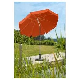 Sonnenschirm Schneider SCHIRME "Ibiza", orange (terracotta), Obermaterial: 100% Polyester, Standschirme, abknickbar, ohne Schirmst&auml;nder