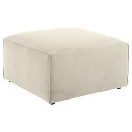 Polsterhocker OTTO HOME "N&ouml;re", beige, B:80cm H:46cm T:80cm, 92% Polyester, 8% Polyamid, Hocker, Polsterhocker, Modul - zum Zusammenstellen; in vielen Bezugsqualit&auml;ten und Farben