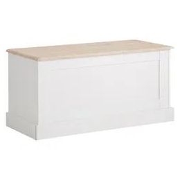 Sitzbank OTTO HOME "Binz", wei&szlig; (wei&szlig;, eichefarben), B:90cm H:45cm T:40cm, MDF, Spanplatte, Sitzb&auml;nke, Sitzbank, zwei unterschiedliche Farbvarianten, mit Stauraum, Breite 90 cm