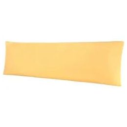 Kissenbezug bellana "Mako-Jersey", beige (weizen), B:40cm L:140cm, Jersey, Obermaterial: 100% Baumwolle, Kissenbez&uuml;ge, Kissenbezug, f&uuml;r Seitenschl&auml;ferkissen