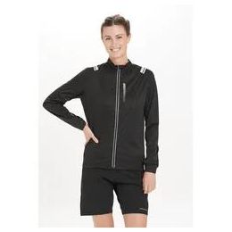 Softshelljacke Endurance "Julliet", Damen, Gr. 46, schwarz, 87% Polyester, 13% Elasthan, unifarben, normal, hoch geschlossener Ausschnitt, Jacken Softshelljacke, mit reflektierenden Elementen