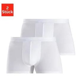 Boxer s.Oliver "Boxershorts f&uuml;r Herren", Herren, Gr. XXL, 2 Stk., wei&szlig;, Obermaterial: 50% Baumwolle, 43% Modal (TENCELTM), 7% Elasthan (LYCRA), unifarben, Unterhosen, aus weichem Modal