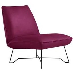 Sessel Egoitaliano "Lia Loungesessel, elegant und stylisch, toller Sitzkomfort", pink (fuchsia), B:62cm H:73cm T:79cm, Sessel, Sessel, extravaganter Designsessel, Solit&auml;rsessel