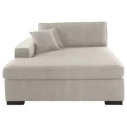 Sofaelement Home Affaire "Skara XXL", beige (natur), B:140cm H:86cm T:190cm, 100% Polyester, Polsterelemente, Modul XXL - zum eigenen Zusammenstellen, Armlehne links/rechts w&auml;hlbar