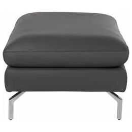 Hocker Calia italia "Dave mit edlem Metallfu&szlig;", grau, B:95cm H:42cm T:68cm, Hocker, Hocker