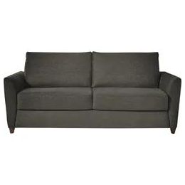 Schlafsofa Bali "Dallas, Dauerschl&auml;fer", grau (grau, beige), B:195cm H:93cm T:103cm, Sofas, Schlafsofa, in 140er und 160er Breite, inkl. Ergoflex-Unterfederung