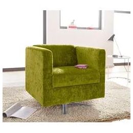 Sessel Home Affaire "Bob Drehsessel, Clubsessel und Cocktailsessel - alles passt", gr&uuml;n (apfel), B:72cm H:71cm T:75cm, Feinstruktur weich (92% Polyester, 8% Nylon);Struktur fein ( 100% Polyester);Struktur (30% Polyester, 70% Polyacryl);Struktur grob (40% Polyester, 60% Polyacryl), Sessel, Sessel, drehbar mit Sternfu&szlig;