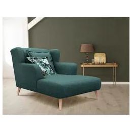 Loveseat Home Affaire "Baggio Kuschel Mega Lounge Big Sessel", blau (ocean), B:101cm H:99cm T:152cm, 100% Polyester, Sessel