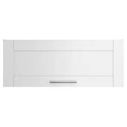 Klapph&auml;ngeschrank KOCHSTATION "KS-Ahus", braun (wei&szlig; matt, wildeiche nachbildung), B:90cm H:35,2cm T:34,9cm, Schr&auml;nke, Breite 90 cm