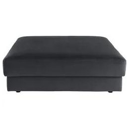 Sofa-Mittelelement Home Affaire "Bloomfield Mega Hocker in 2 Gr&ouml;&szlig;en", grau (anthrazit), B:128cm H:43cm T:133cm, 100% Polyester, Polsterelemente, Sofa-Element, passende Erweiterung zur Serie "Bloomfield", als Mittelelement passend