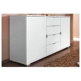 Sideboard Priess, wei&szlig; (wei&szlig;, wei&szlig;), B:123cm H:71cm T:38cm, Sideboards, Sideboard, Breite 123 cm