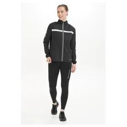 Laufjacke Endurance "Ginar", Damen, Gr. 46, schwarz, 100% Polyester, mehrfarbig, normal, hoch geschlossener Ausschnitt, Jacken, mit starken Ultra-Reflektoren