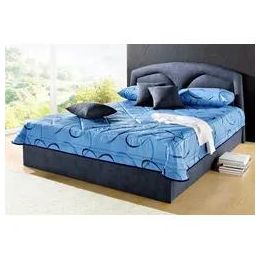 Polsterbett, blau, B:172cm L:212cm, Bezug Bett: Microfaser (100% Polyester);Bonnell-Federkernmatratze: 51% Polypropylen, 39% Polyester und 10% Baumwolle;Kaltschaummatratze: 100% Polyester, Bezug abnehm- und waschbar bis 60C, Westfalia Schlafkomfort, Betten, Polsterbett, inkl. Bettkasten bei Ausf&uuml;hrung mit Matratze