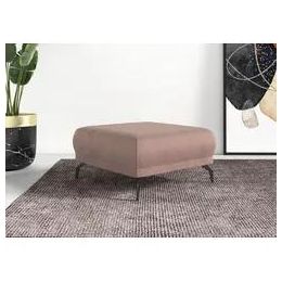 Hocker Home Affaire "Coco", rosa (altrosa), B:89cm H:43cm T:89cm, 95% Polyester, 5% Polyamid, Hocker, Hocker, Cord-Bezug in 2 Ausf&uuml;hrungen, F&uuml;&szlig;en 15 cm hoch