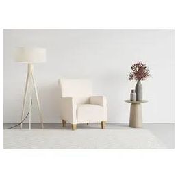 Sit & More Sessel SIT & MORE "Bosse", beige (creme), B:74cm H:93cm T:81cm, Sessel, Sessel, mit Federkern