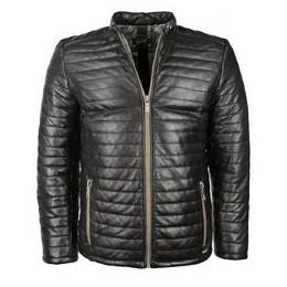 Lederjacke Maze "Alaska", Herren, Gr. S, schwarz, Obermaterial: 100% Lammleder. Innenfutter: 100% Polyester. Wattierung 100% Polyester, Jacken