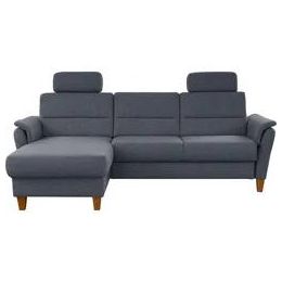 Ecksofa Home Affaire "Palmera L-Form, B: 244 cm - OTTO. Verl&auml;ssliche Qualit&auml;t.", grau (anthrazit), B:244cm H:89cm T:163cm, 100% Polyester;Struktur (100% Polyester);Luxus-Microfaser in Lederoptik (100% Polyester), Sofas, Ecksofa, optional Bettfunktion & Bettkasten, Federkern
