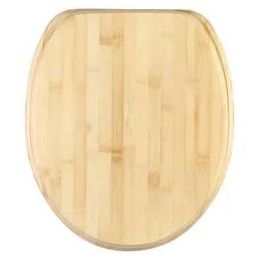 WC-Sitz Sanilo "Bambus", holzfarben, B:37,7cm L:47cm, WC-Sitze