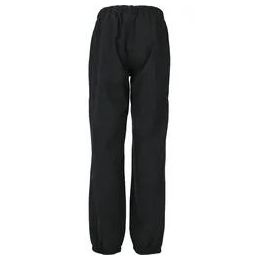 Regenhose WEATHER REPORT "Borise Jr.", M&auml;dchen, Gr. 116, EURO-Gr&ouml;&szlig;en, schwarz, 90% Polyester, 10% Elasthan, unifarben, lang, Hosen Regenhose, mit verschwei&szlig;ten N&auml;hten