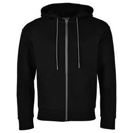 Kapuzensweatjacke Top Gun "TG22005", Herren, Gr. 52L, schwarz, Material: 80% Baumwolle ;20% Polyester, Sweatjacken