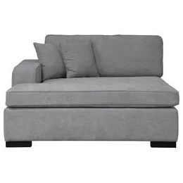 Sofaelement Home Affaire "Skara XXL", grau (hellgrau), B:140cm H:86cm T:190cm, 100% Polyester, Polsterelemente, Modul XXL - zum eigenen Zusammenstellen, Armlehne links/rechts w&auml;hlbar