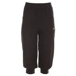 Sporthose WINSHAPE "WBE12", Damen, Gr. XS, Normalgr&ouml;&szlig;en, schwarz, 90% Baumwolle, 10% Elasthan, Hosen Sporthose, 3/4-Trainingshose
