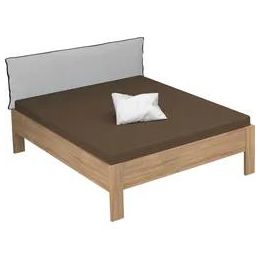Futonbett Rauch "Aditio", braun (struktureichefarben hell), B:166cm H:107cm L:208cm, Betten, Futonbett, Kopfteil Webstoff mit abgesetztem Keder