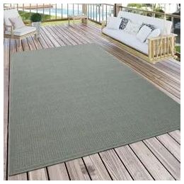 Teppich Paco Home "Timber 125", gr&uuml;n, B:120cm H:4mm L:160cm, Polypropylen, Teppiche, Teppich, Flachgewebe, Sisal Optik, auch als L&auml;ufer, In- und Outdoor geeignet