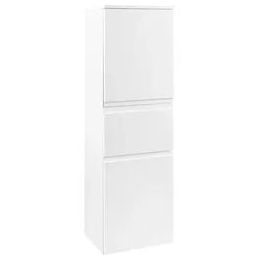 Midischrank Welltime "Cardiff", wei&szlig;, B:40cm H:130cm T:35cm, Holzwerkstoff, MDF, Schr&auml;nke, Midischrank, Breite 40 cm, mit Softclose-Funktion