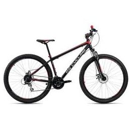 KS-Cycling Mountainbike KS CYCLING "Xceed" Gr. 42, schwarz (schwarz, schwarz), Fahrr&auml;der, Herren, 42cm, 29 Zoll (73,66cm), f&uuml;r Herren, Kettenschaltung