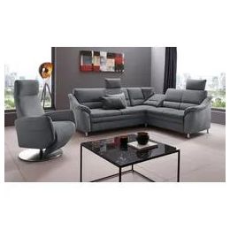 Sit & More TV-Sessel SIT & MORE "Kobra", grau, B:71cm H:110cm T:82cm, Struktur impr&auml;gniert (100% Polyester);Luxus-Microfaser ALTARA NUBUCK (100% Polyester);Struktur (52% Polyester, 35% Polyacryl, 13% Baumwolle);Luxus-Microfaser weich (90% Polyester, 10% Polyamid);Luxus-Microfaser Lederoptik (100% Polyester), Sessel, manuelle Relaxfunktion