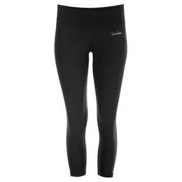 Leggings WINSHAPE "AEL302", Damen, Gr. XXL, Normalgr&ouml;&szlig;en, schwarz, 80% Polyester, 20% Elasthan, Hosen Leggings, mit leichtem Kompressionseffekt