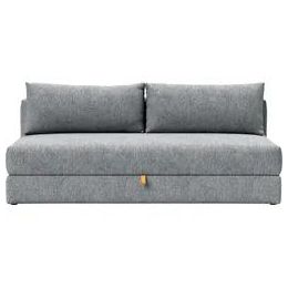 Schlafsofa INNOVATION LIVING TM "Osvald hochwertige, leichtg&auml;ngige Schlaffunktion, Design und Komfort", grau (565 granit), B:200cm H:87cm T:105cm, 525 - Mixed Dance, Light Blue 100% Polyester;565 - Twist_Granite 100% Polyester, Sofas, Schlafsofa, mit losen R&uuml;ckenkissen, hochwertiger Sitzaufbau f&uuml;r tollen Sitzkomfort