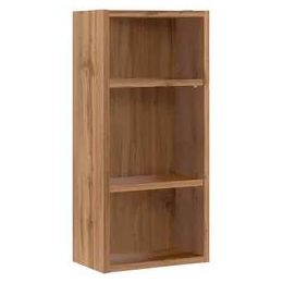 Regal Welltime "Davos", braun (eichefarben), B:30cm H:64cm T:18cm, Holzwerkstoff, Regale, Regal