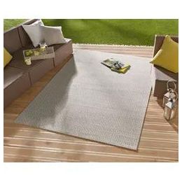 Teppich NORTHRUGS "Coin" Gr. 2, grau, B:80cm H:8mm L:150cm, Kunstfaser, Teppiche, Teppich, In-& Outdoor, Wetterfest, Balkon, Sisal-Optik, Wohnzimmer, L&auml;ufer