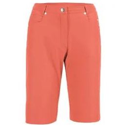 Bermudas DEPROC ACTIVE "KENORA URBAN Short & kurze Hose", Damen, Gr. 36 (S), Normalgr&ouml;&szlig;en, orange, 97% Polyester; 3% Elasthan, Hosen Bermudas, In melierter Optik