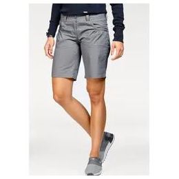Bermudas Kangaroos, Damen, Gr. 44, N-Gr, grau (hellgrau), Web, Obermaterial: 100% Baumwolle, unifarben, schmal kurz, Hosen Shorts Strandshorts, krempelbar