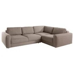 Ecksofa Home Affaire "Bloomfield, Mega Polsterecke, Breite 289cm, viel Platz, L-Form", beige (portabella), B:289cm H:84cm T:209cm, 100% Polyester, Sofas, Ecksofa, In verschiedenen Gr&ouml;&szlig;en