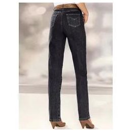 5-Pocket-Jeans Casual Looks, Damen, Gr. 80, Langgr&ouml;&szlig;en, schwarz (schwarz, denim), 78% Baumwolle, 20% Polyester, 2% Elasthan, unifarben, lang, Jeans 5-Pocket-Jeans, Topseller