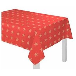 Tischdecke WIRTH "Felino" Gr. 3, rot, B:130cm L:160cm, Baumwolle, Polyester, Tischdecken, Tischdecke