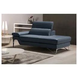 Ottomane Egoitaliano "Princess, elegantes Designsofa mit erstklassigem Sitzkomfort", grau (smoke), B:177cm H:95cm T:108cm, Leder &raquo;BULL&laquo; (echtes Rindsleder). Geschliffenes, pigmentiertes und behandeltes Rindsleder mit einer Dicke von 1, 3-1, 5 mm. Dieses Leder zeigt eine ziemlich weiche Hand mit einem halb undurchsichtigen Aussehen. Es handelt sich um ein gesch&uuml;tztes Leder. Eine leichte Deckschicht
